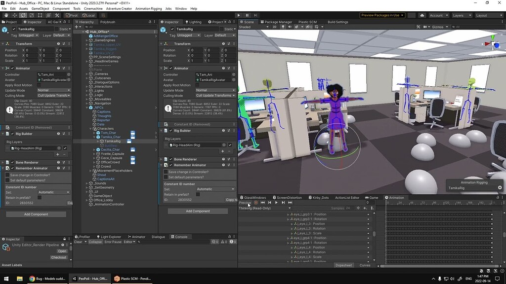 Models suddenly stuck in poses In-Editor and Animations messed up across project - Unity Engine ...