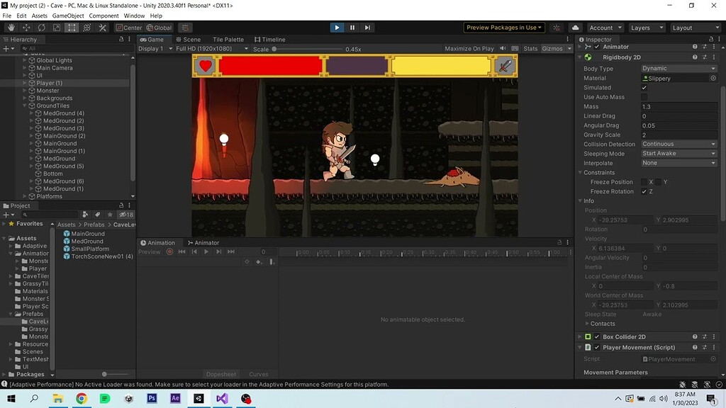 Really aggravating issue of player getting stuck on a platform (solved) - Unity Engine - Unity ...