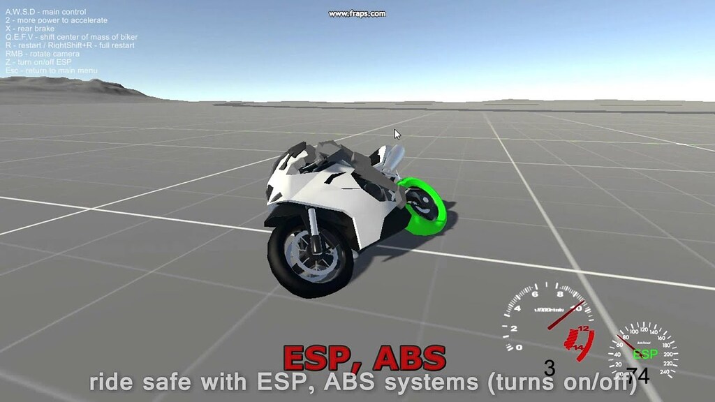 [RELEASED] Sportbike PRO kit (motorcycle physics) - Community Showcases - Unity Discussions