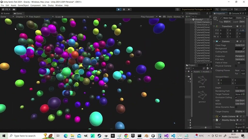 Use case: galaxy simulation (physics) - Unity Engine - Unity Discussions