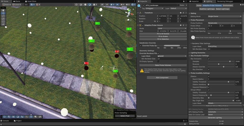 Adaptive Probe Volume Square Artifacts/Shadows - Unity Engine - Unity Discussions