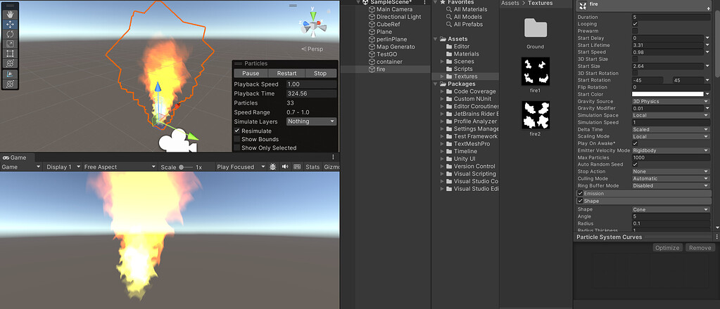 How to add "black" color to particle effect? For a fire - Unity Engine - Unity Discussions