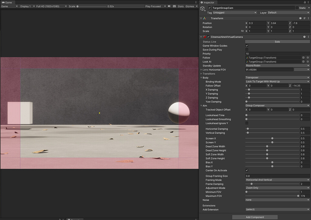 TargetGroup with Dead(Soft)Zone - Unity Engine - Unity Discussions