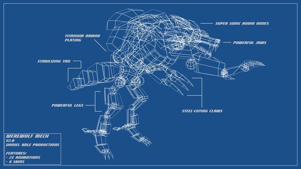 Werewolf Mech - [RELEASED][21 ANIMS][WEBPLAYER] - Community Showcases ...