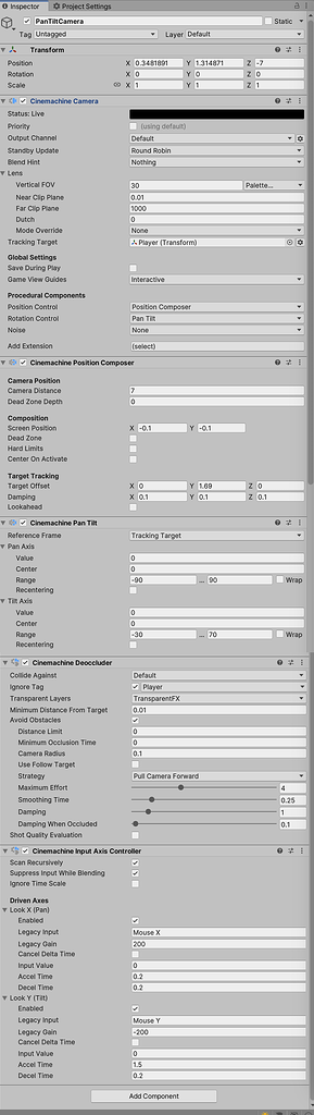 CM3: Pan Tilt w/Tracking Target reference frame causes spinning camera ...