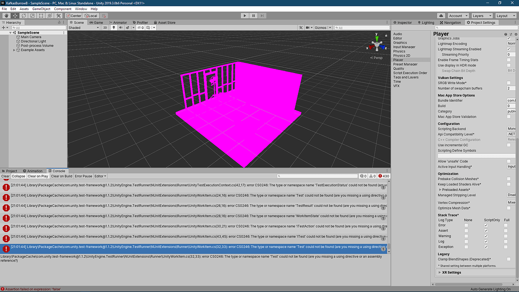 2019.3.0b6 URP new empty project fails - Unity Engine - Unity Discussions