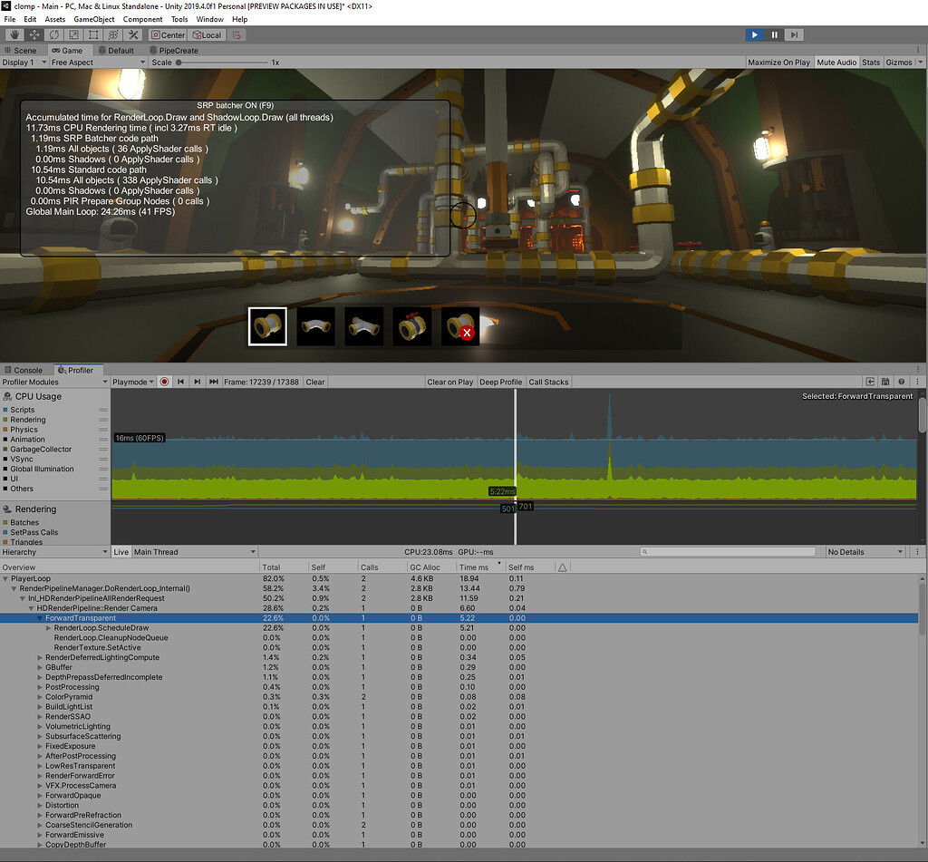 Problem: HDRP using ForwardTransparent when set to Deferred - Unity Engine - Unity Discussions