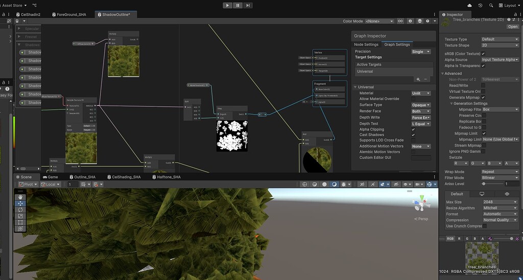 Alpha clip threshold not working on opaque material - Unity Engine - Unity Discussions