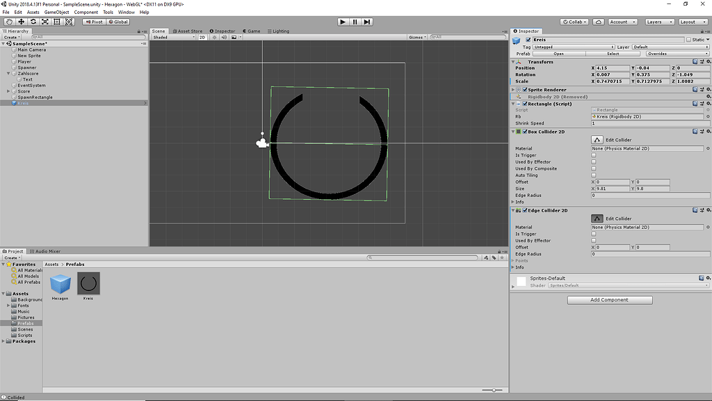 Unity Edge Collider cannot be edited? - Unity Engine - Unity Discussions