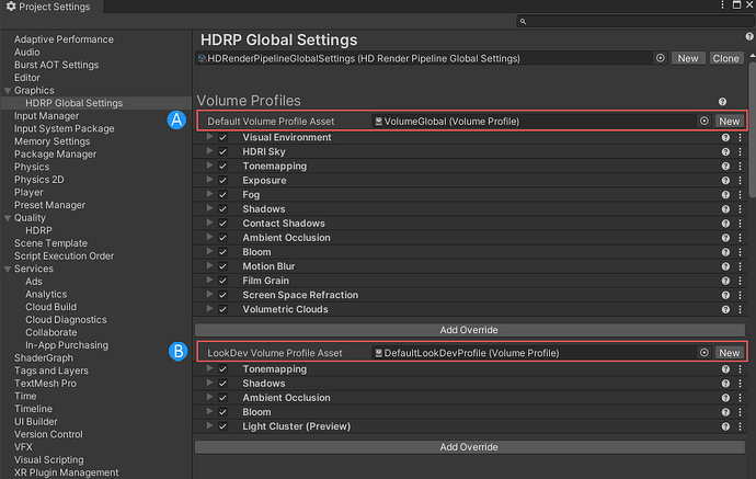 Disabling Post Processing-Effects in the Default Volume Profile - Unity Engine - Unity Discussions