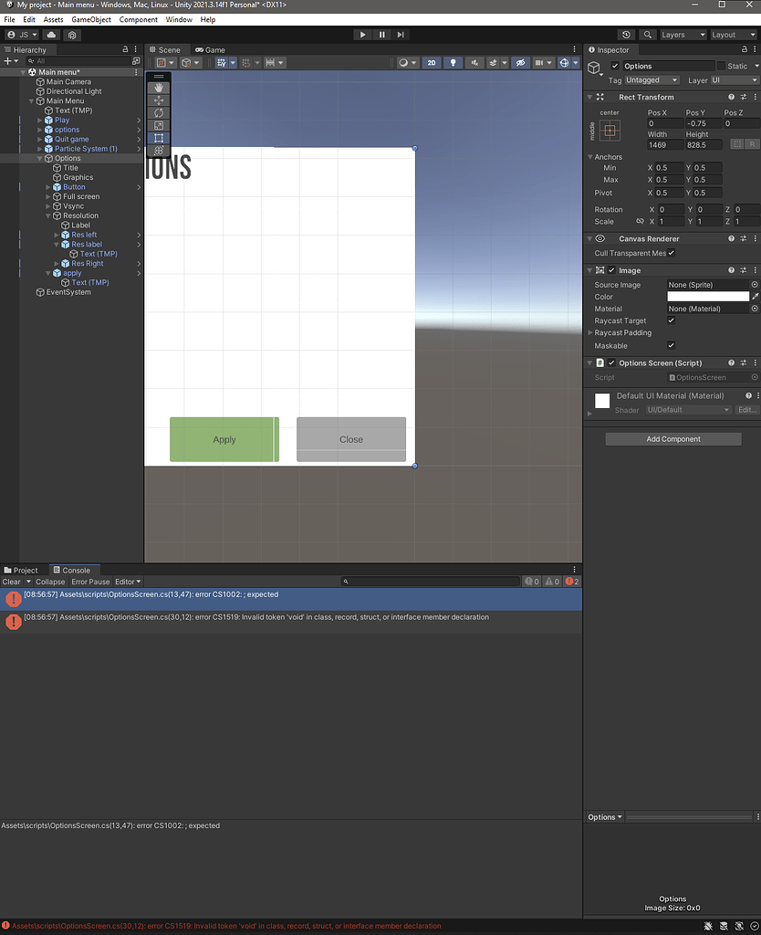 Please help me with scripts (again). those errors keep showing up (only stared yesterday ...