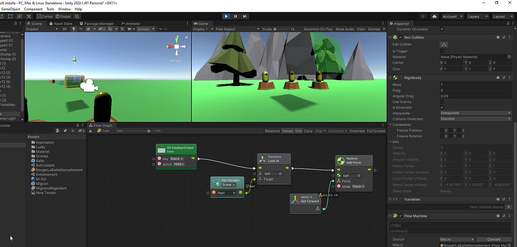Make the cube fly toward one object with bolt - Unity Engine - Unity ...
