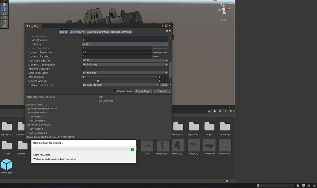 Light Baking Stucked Unity Engine Unity Discussions