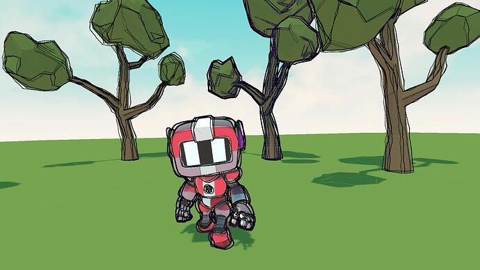 Sketch/Hand-Drawn Outline shader - Community Showcases - Unity Discussions