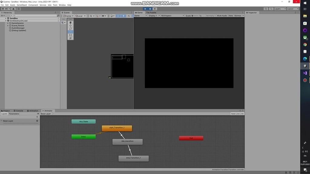Can't get black scene transitions to be smooth between scenes - Unity Engine - Unity Discussions
