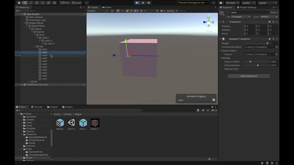 making a rig chain longer - Unity Engine - Unity Discussions