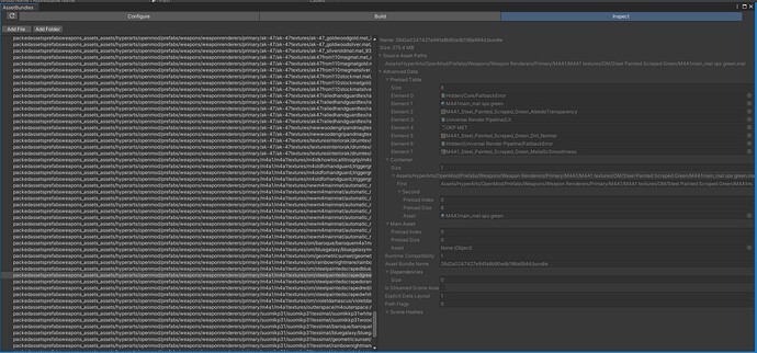 (most likely) Addressables bundles do not load in build no matter what I do, and they are huge ...