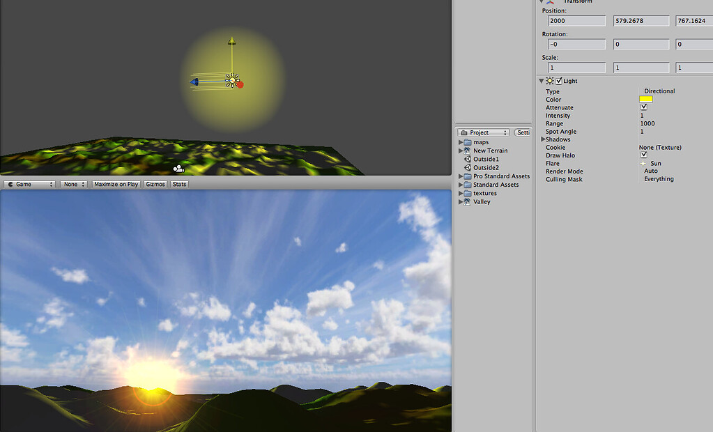 Sun vs Directional Light and flare - Unity Engine - Unity Discussions