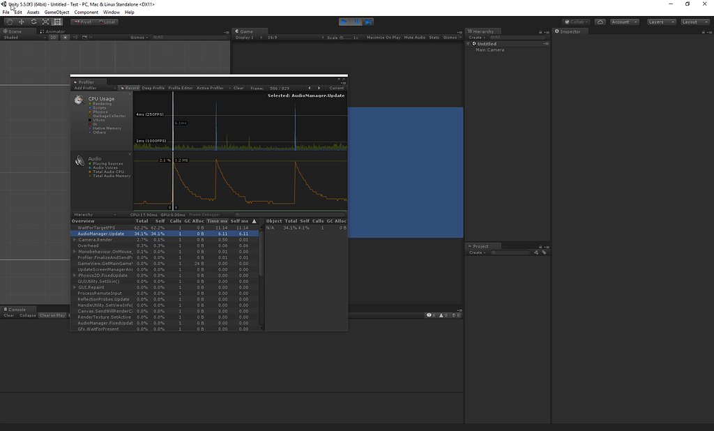 Audiomanagerupdate Spikes Unity Engine Unity Discussions 