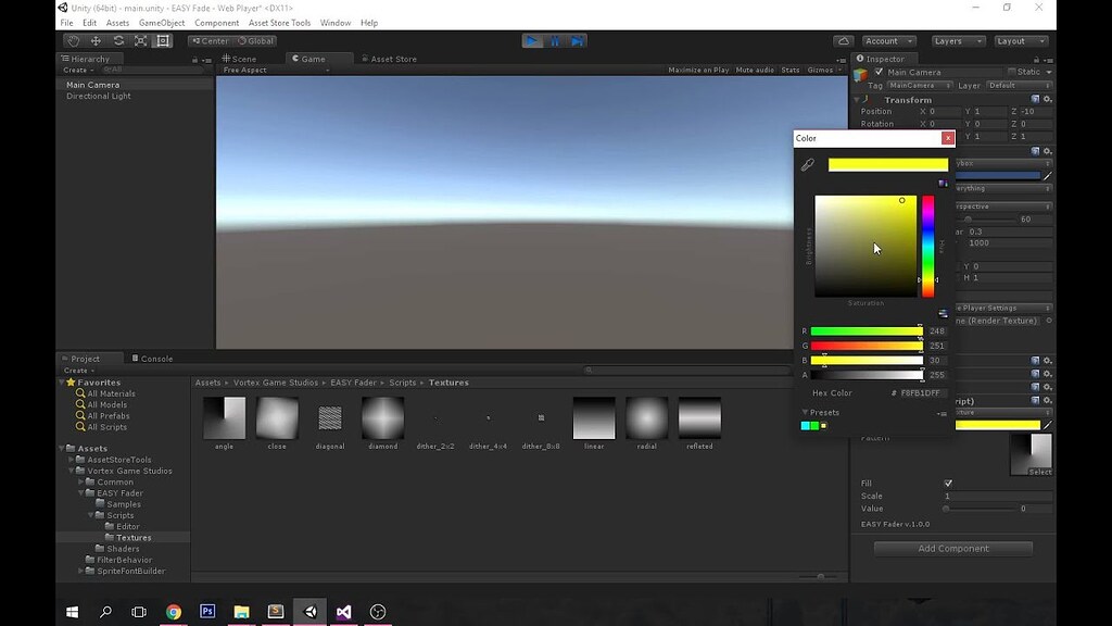 [RELEASED] EASY Fader - screen fade made easy - Community Showcases ...
