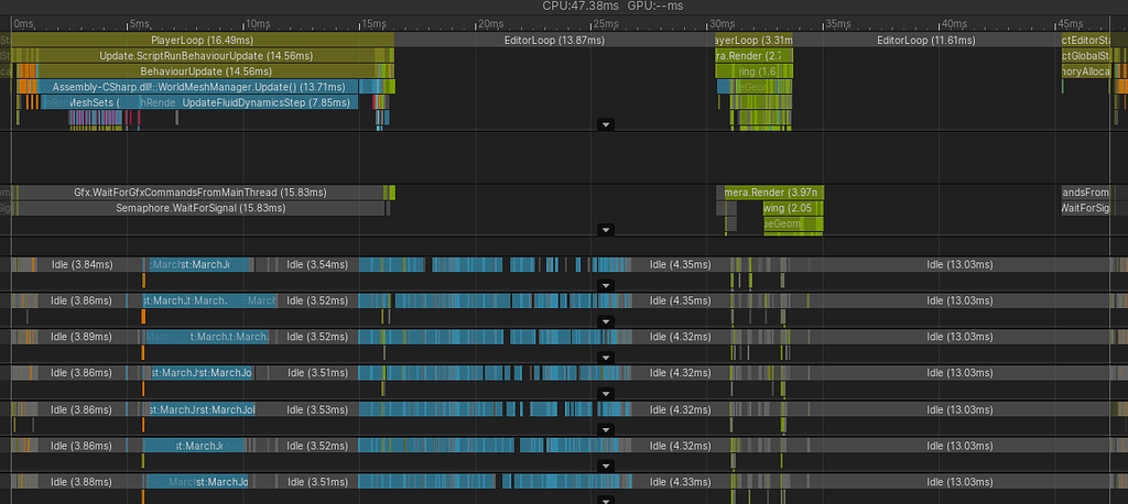 What could be blocking the main thread (heavy job system?) - Unity ...