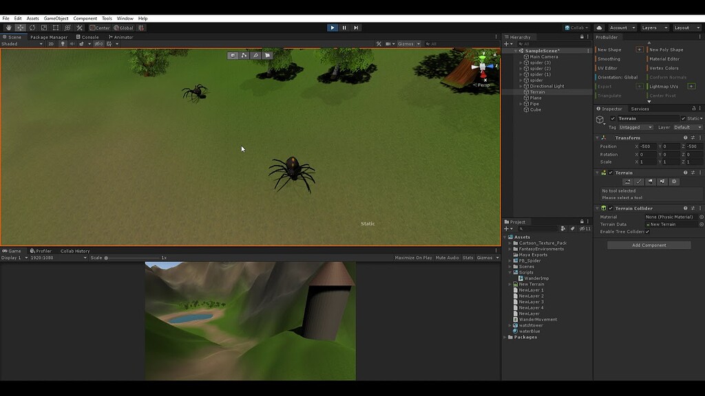 simpleMove() NPC wander script, no hit walls, no run off map, stay within 1 meter... - Unity ...