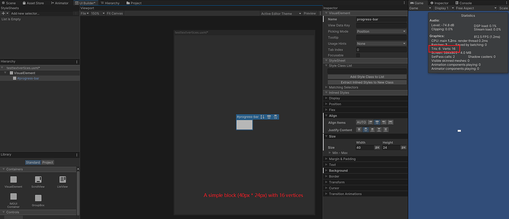 UI Toolkit is using a lot more vertices than UGUI - Unity Engine - Unity Discussions