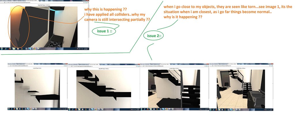 My camera intersect walls partially [collider is there ]..why is this happening ? - Unity Engine ...