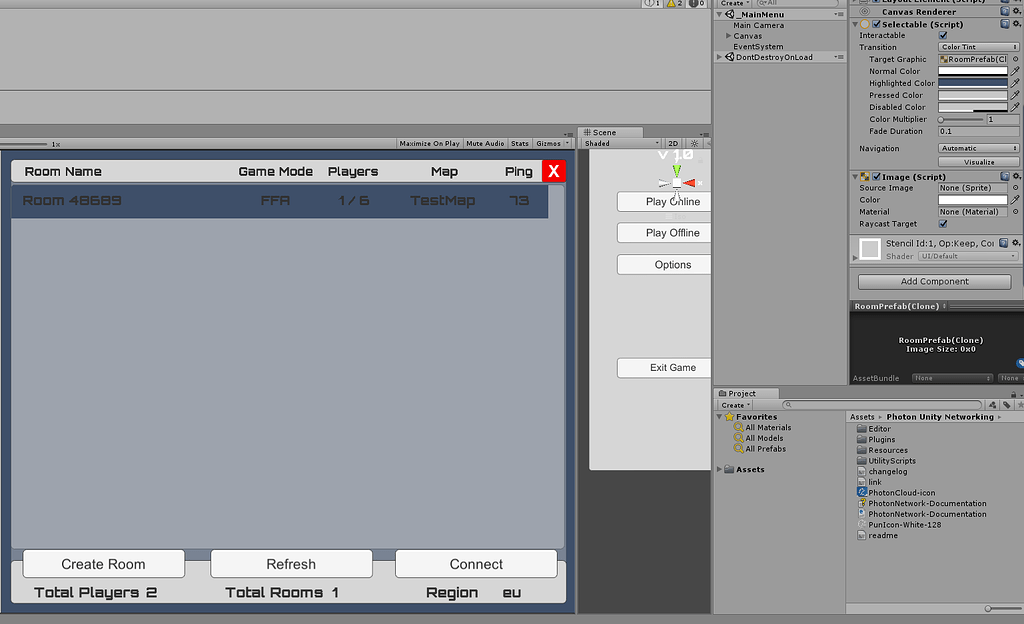 Ui Selectable Item Scripting Unity Engine Unity Discussions