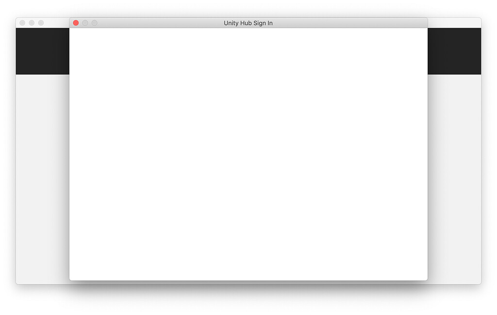 Unity Hub for Mac, Sign In Window is Blank. - Unity Engine - Unity Discussions