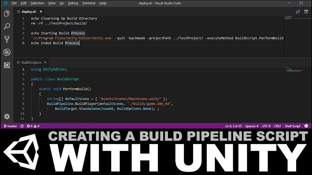 UNITY3D BUILD PIPELINE - How to setup scripts to build Unity3D projects? - News & General ...