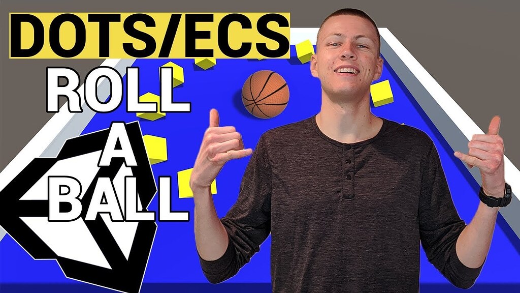[Video Tutorial] Roll-A-Ball Tutorial Recreated Using DOTS/ECS - Unity Engine - Unity Discussions