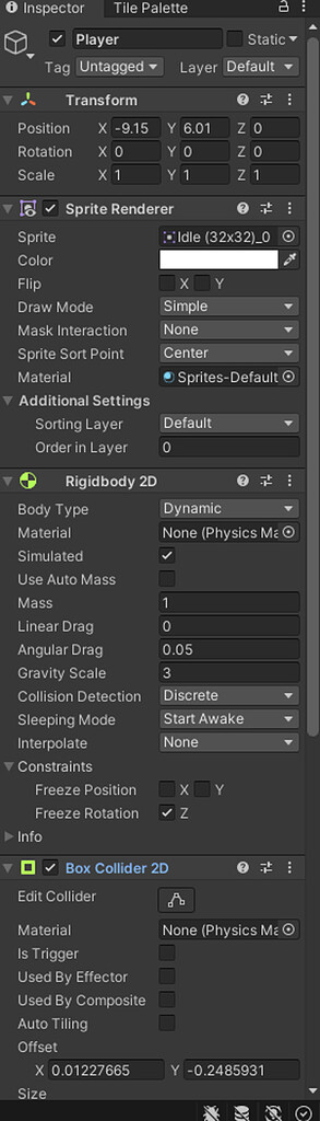 Having trouble with Player moving Left on his own - Unity Engine - Unity Discussions