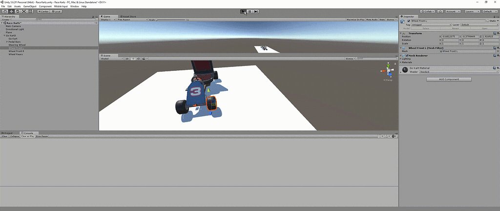 Car Wheels Turning Backwards After Half Rotation Unity Engine Unity Discussions