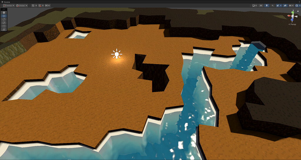 Procedural mesh - artifacts in game, but not in scene view - Unity ...