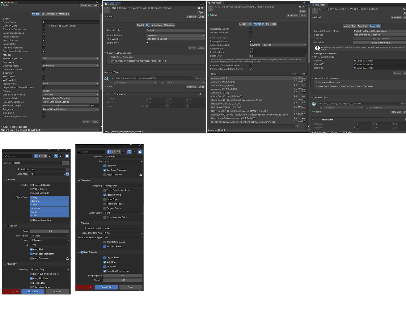 How Can I properly import the Blendshapes/shapekeys made on blender to unity game? - Unity ...