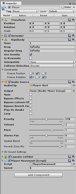 Missing Component Rigidbody When There Is A Rigidbody Component