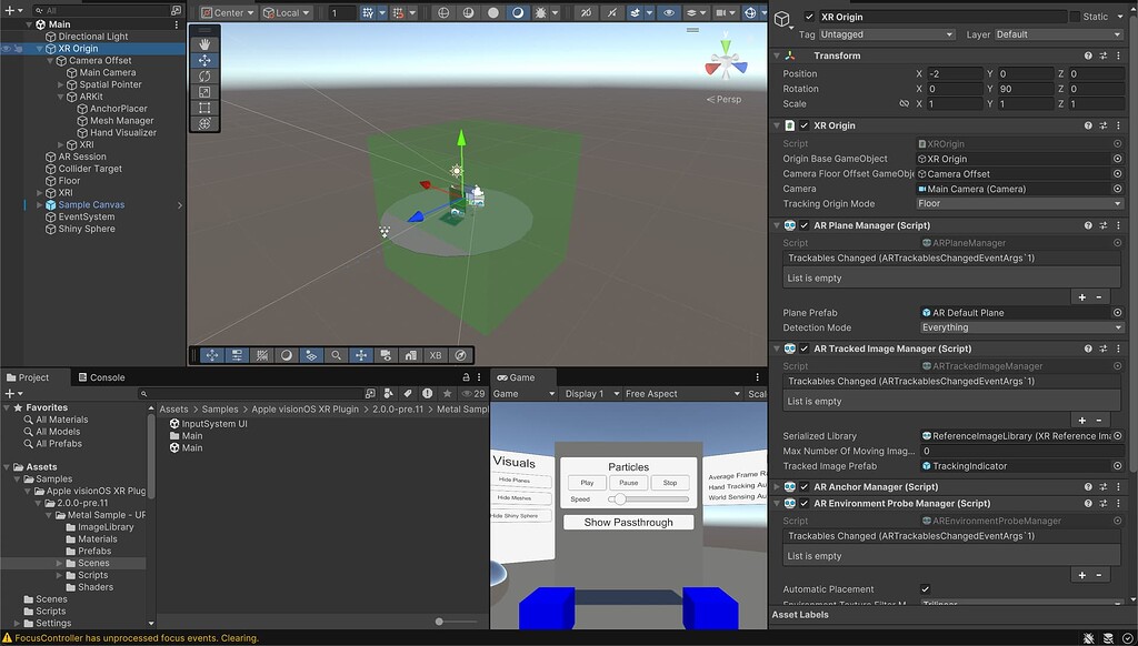 A couple of questions about Metal rendering on VisionOS - Unity Engine - Unity Discussions