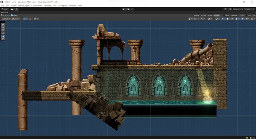 2D Volumetric Fog / Global Illumination / Dynamic-Light-Falloff-Sprucifier - Unity Engine ...