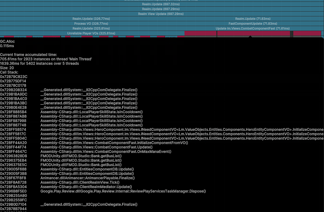Please help with scrambled IL2CPP stack when profiling - Unity Engine - Unity Discussions