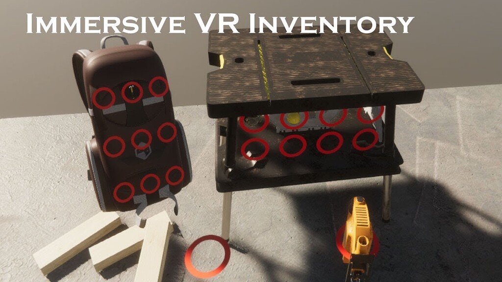 [Released] Immersive VR Inventory (Backpack / Holsters / Containers ...