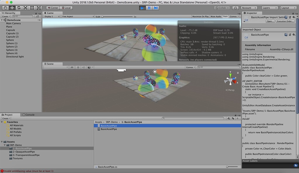 2018.1.b5 how make dynamic batching? - Unity Engine - Unity Discussions