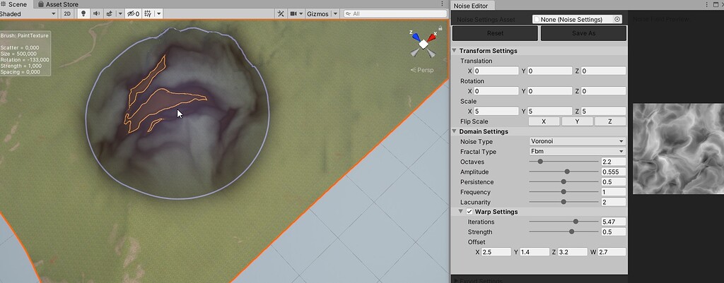 How to use Noise with the Paint Texture tool? - Unity Engine - Unity ...