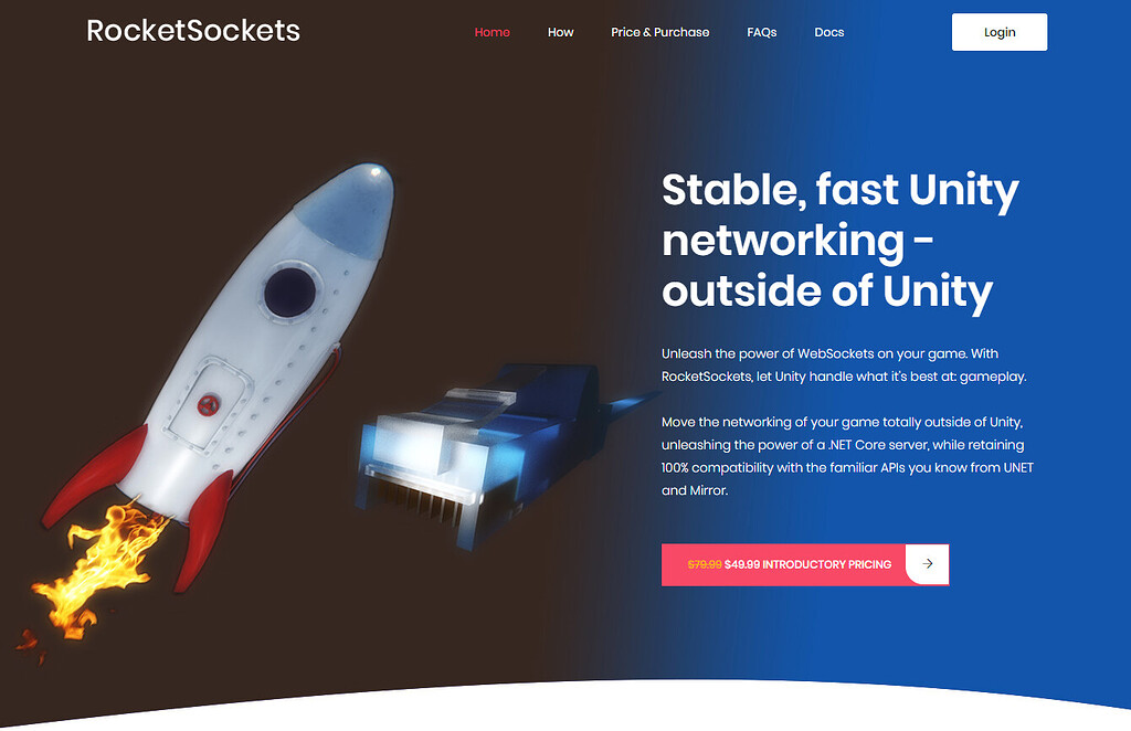 RocketSockets: The ultimate WebSockets networking stack - Unity Engine - Unity Discussions
