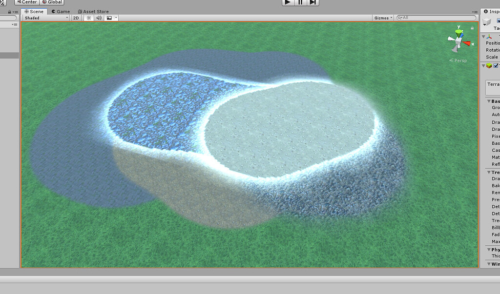 Terrain Texture problem. Overlaping textures creating strange areas. - Unity Engine - Unity ...