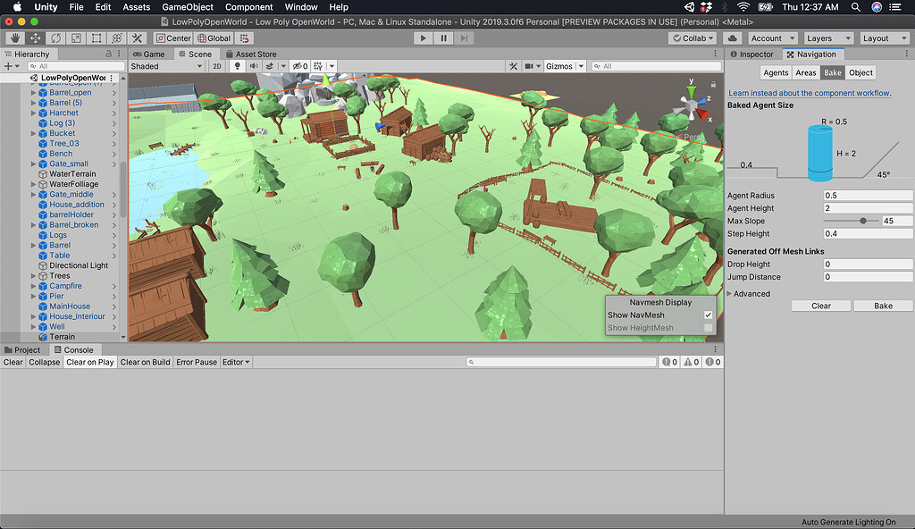 NavMesh not baking on terrain - Unity Engine - Unity Discussions