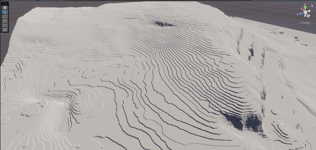Terrain generated from heightmap has extreme banding, issue with Unity's terrain tool or my ...
