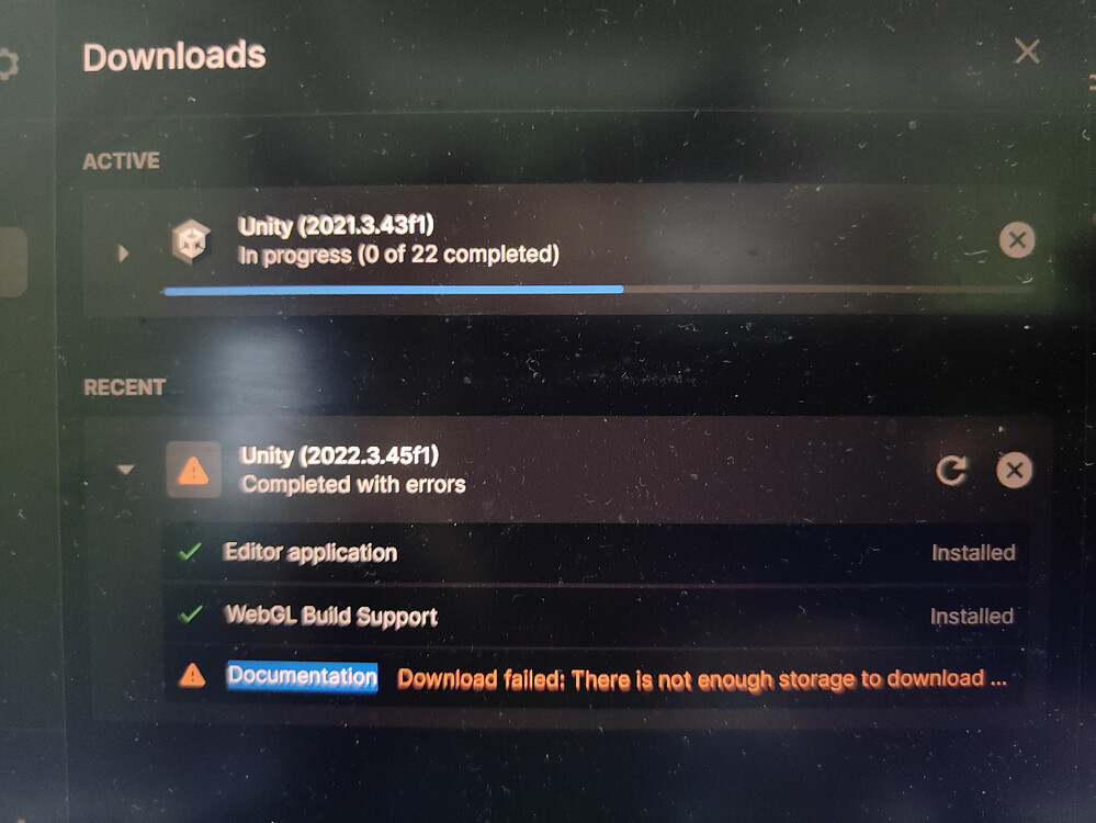 Issue installing Unity Documentation - Unity Engine - Unity Discussions