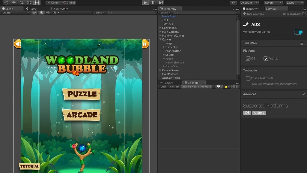 Unity Ads Not Initialize Unity Services Unity Discussions