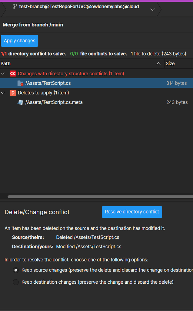 Resolving delete conflicts results in .meta still being deleted - Unity ... Resolving delete conflicts results in .meta still being deleted - Unity ...